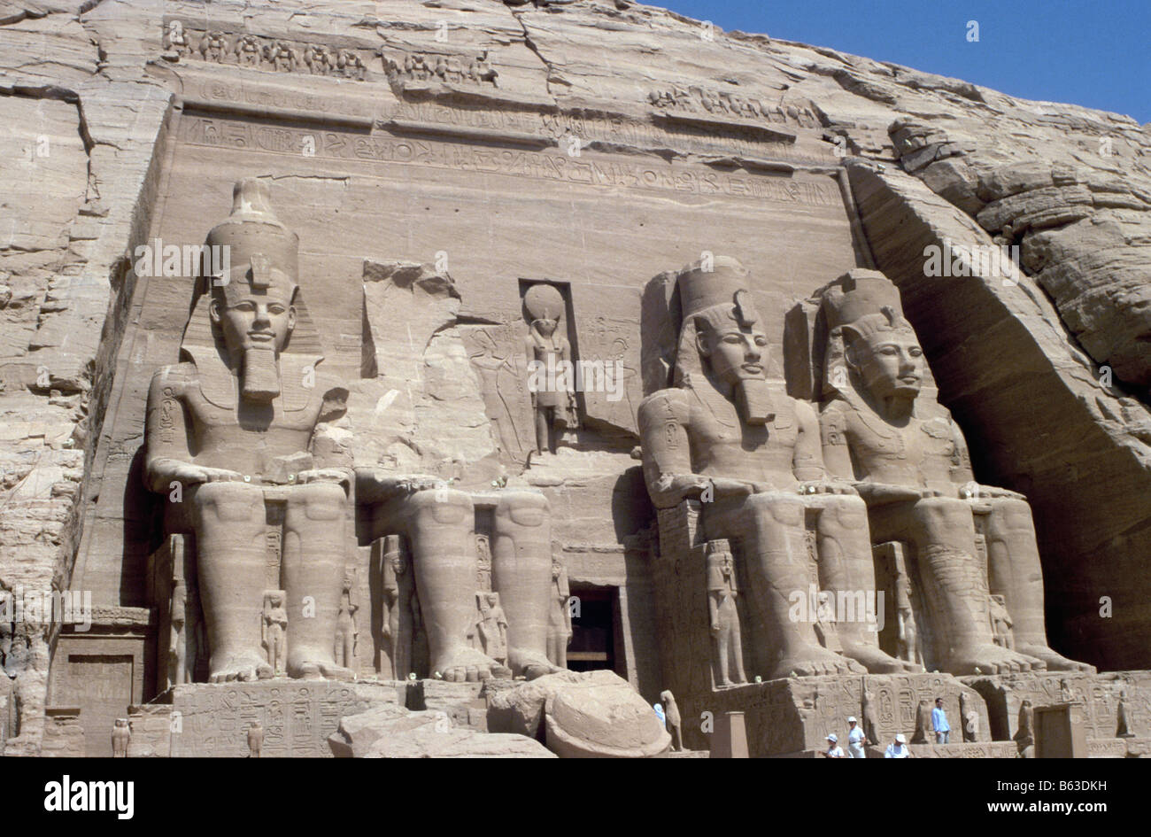 Monument to Pharaoh Ramesses II in Abu Simbel, Egypt Stock Photo - Alamy