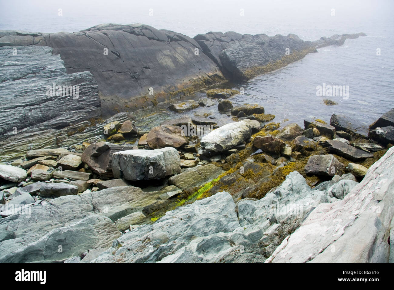 Eroded Rocky Shoreline - Spry Bay Trail, Taylor Head Provincial Park ...