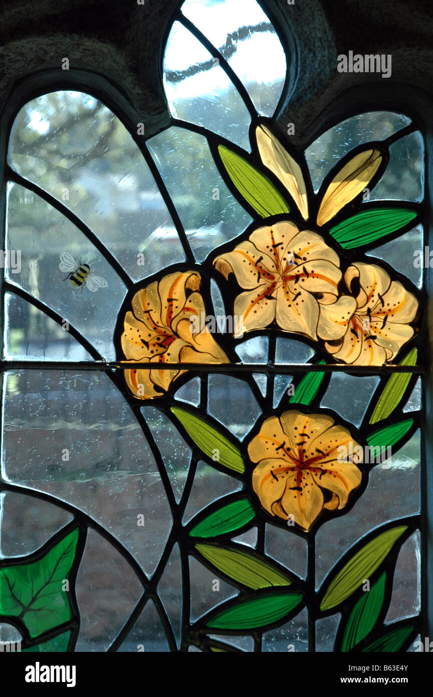 Easter Lily Stained Glass