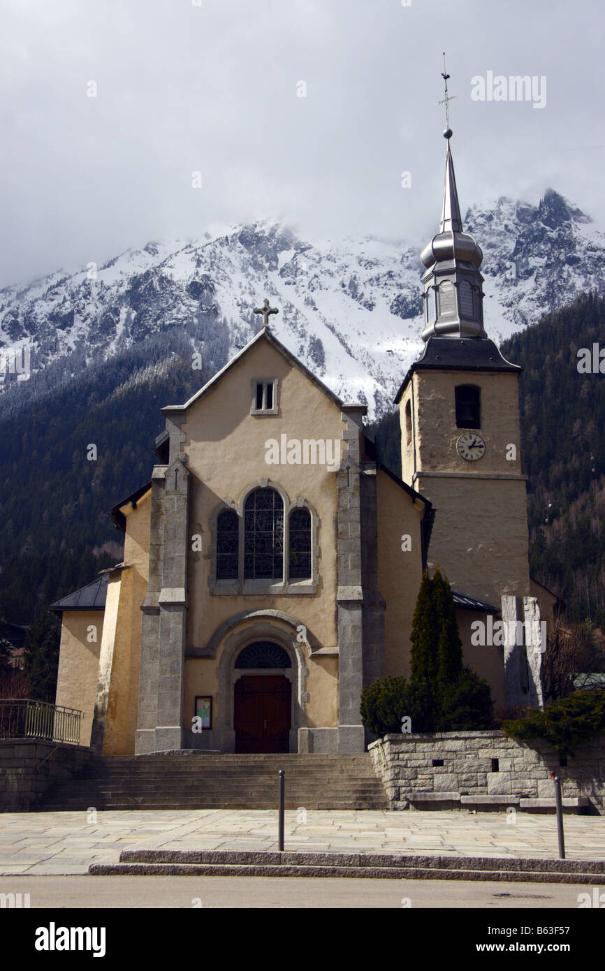 Chamonix churches hi-res stock photography and images - Alamy