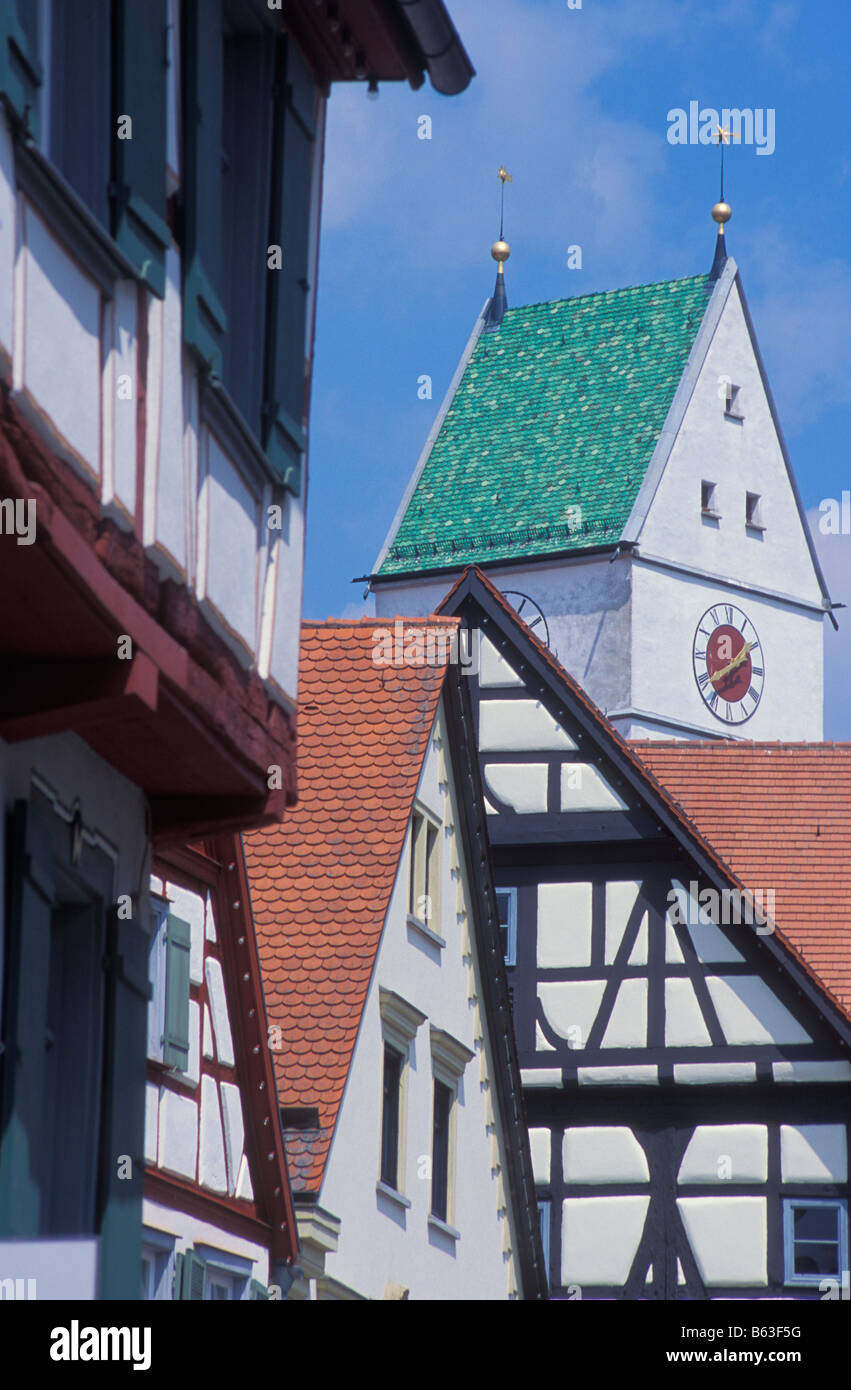 Old Town, Riedlingen, Swabian Alb, Baden Wurttemberg, Germany Stock ...