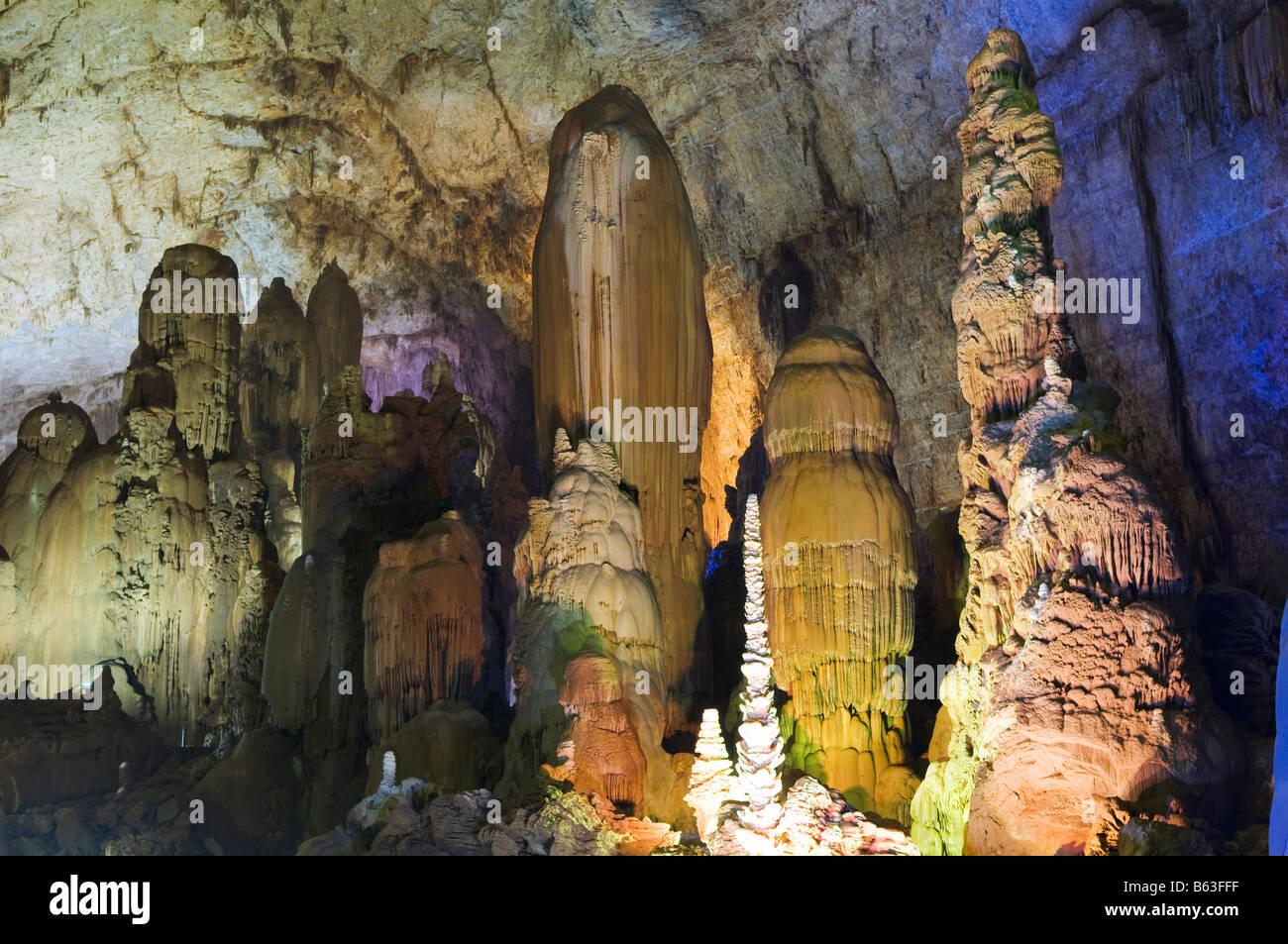 China Guizhou Province Zhijin Cave largest in China 10 km long and 150 ...