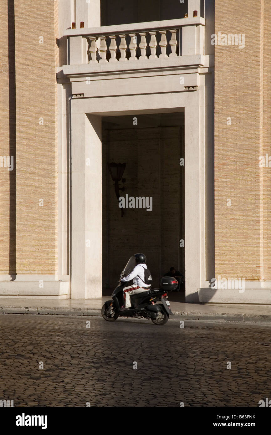 Moped and Doorway - Rome Italy Stock Photo - Alamy