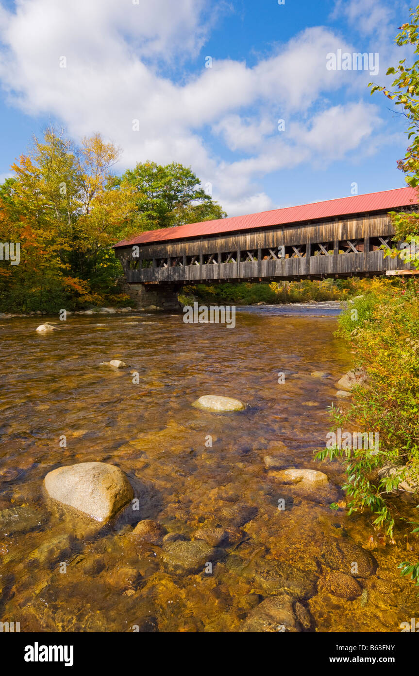 Albany covered bridge over the Swift River Kancamagus Scenic Highway ...
