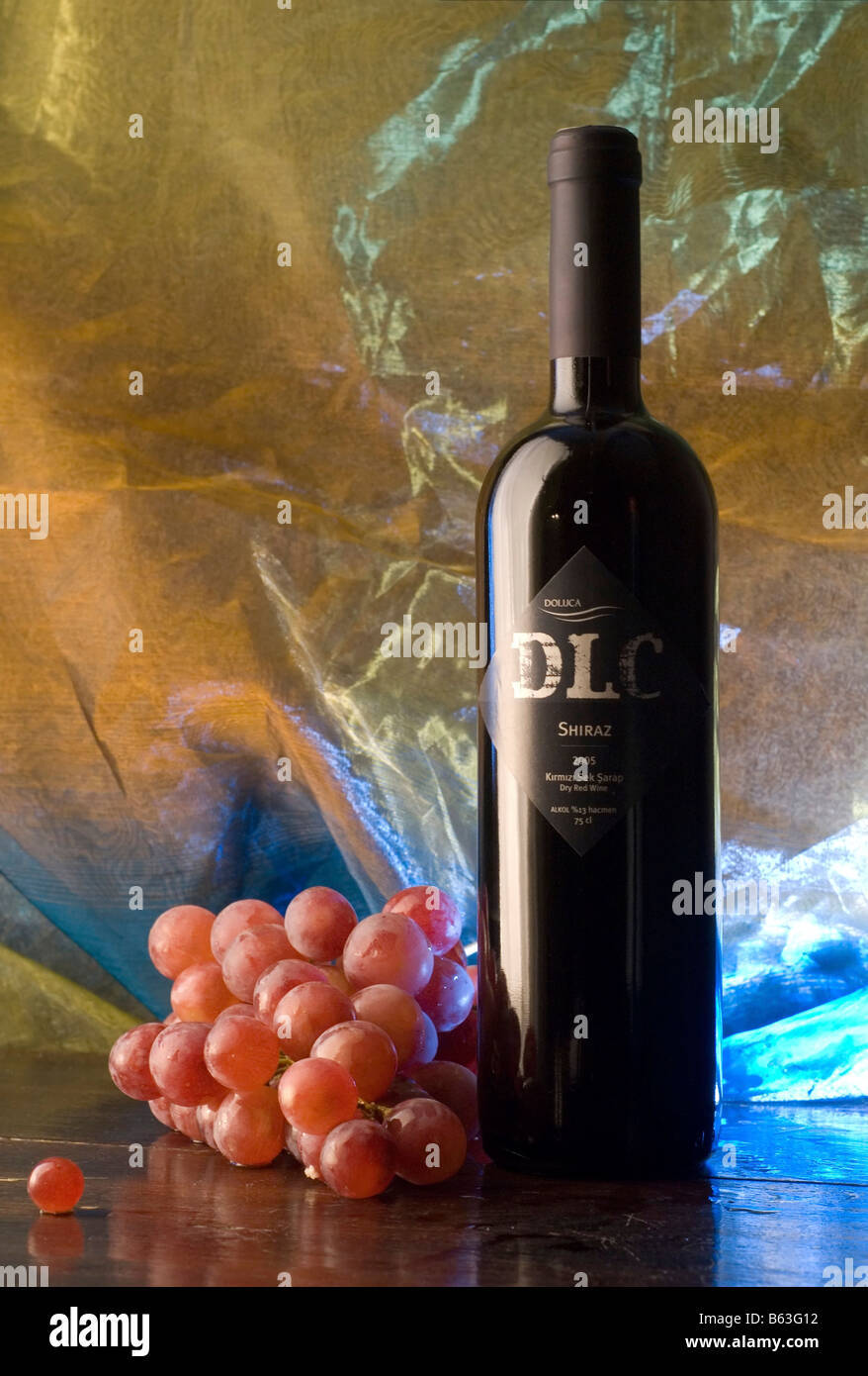 turkish shiraz wine Stock Photo - Alamy