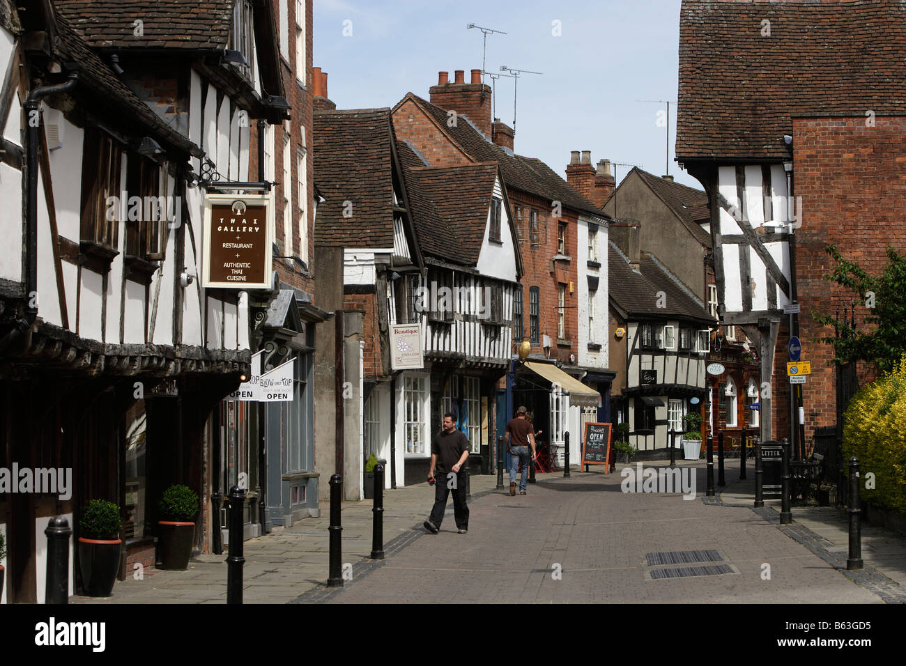 Worcester Friar Street Half timbered buildings typical houses ...