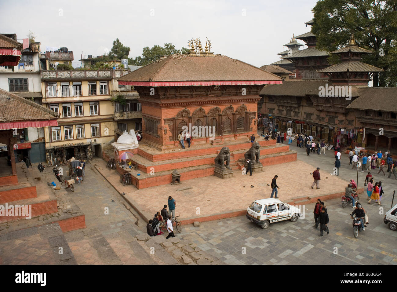 The Shiva Parbati Temple in Durbar Square,Kathmandu,Nepal Stock Photo ...