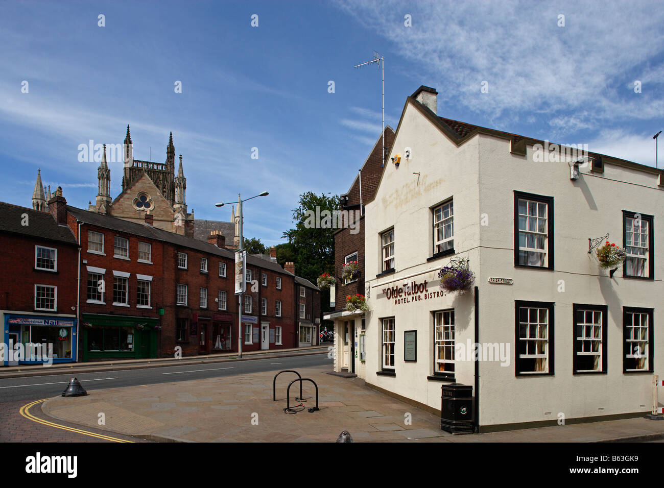 Worcester Friar Street Worcestershire the Midlands UK United Kingdom ...
