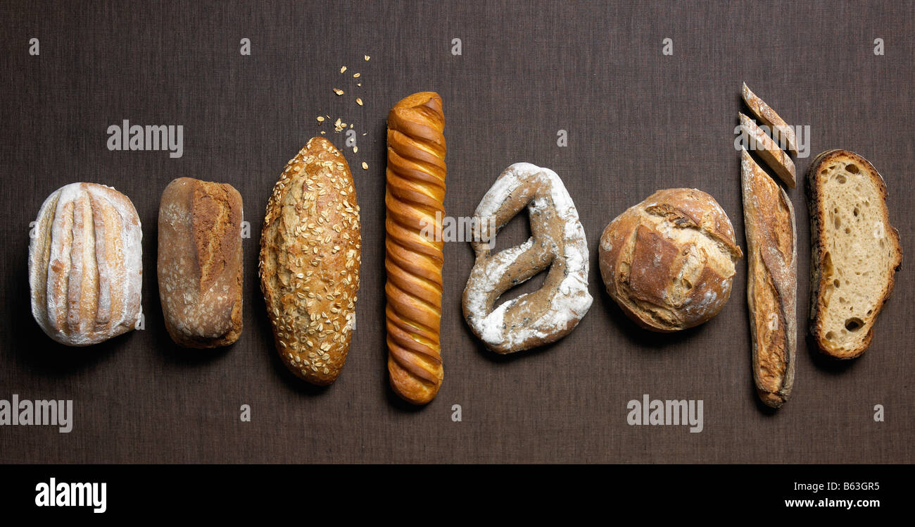 selection of bread Stock Photo - Alamy