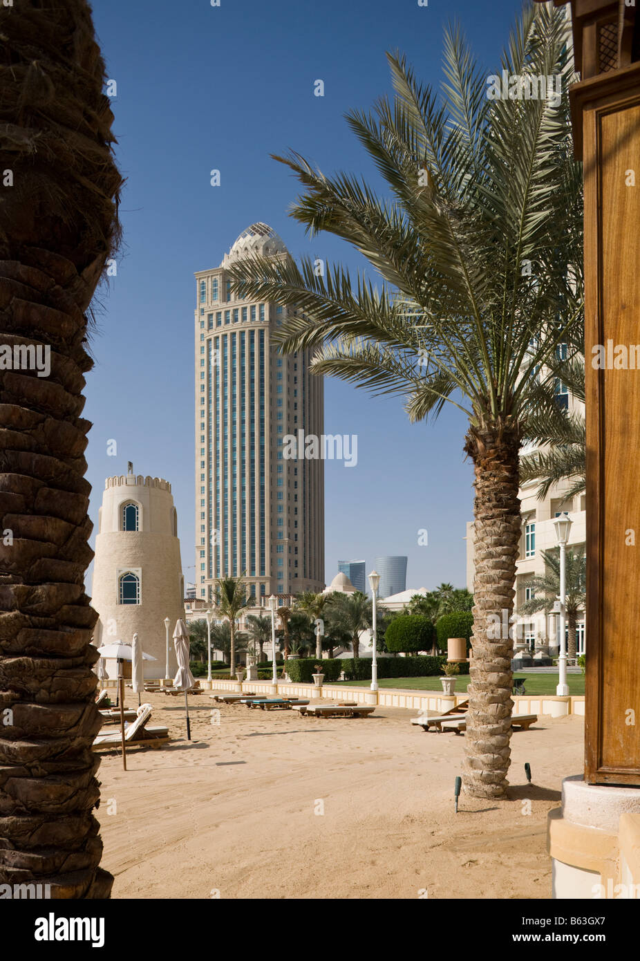 exterior, Four Seasons Hotel, Doha, Qatar Stock Photo - Alamy