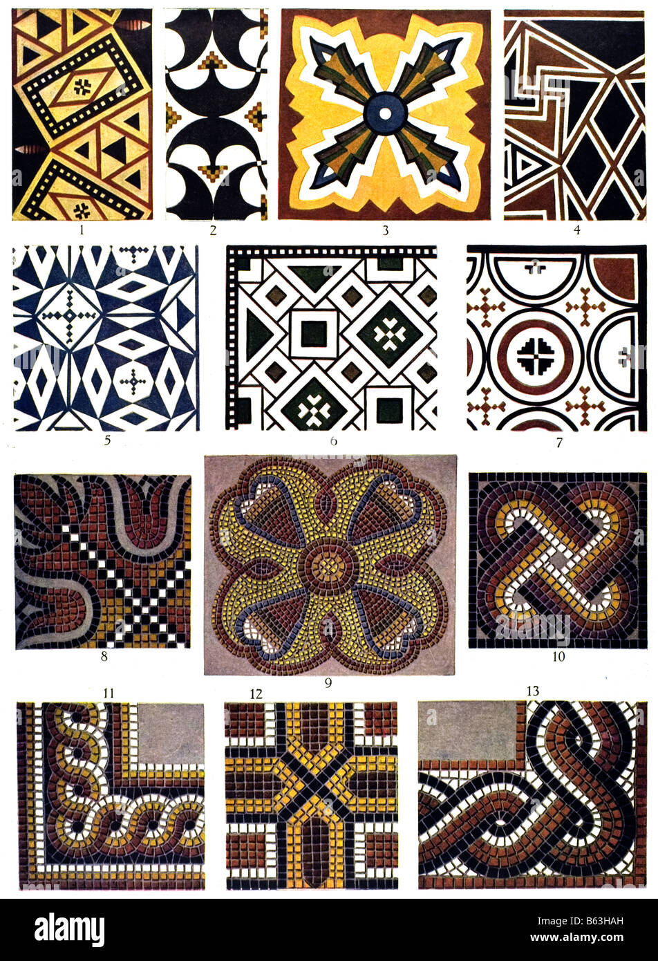 The Roman Ornament / Marble tessellation. (von Weißbachsche Sammlung im ...