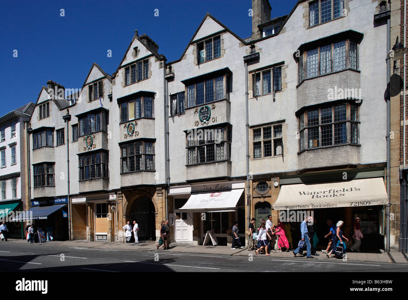 Oxford High Street Oxfordshire the Midlands UK United Kingdom Great ...