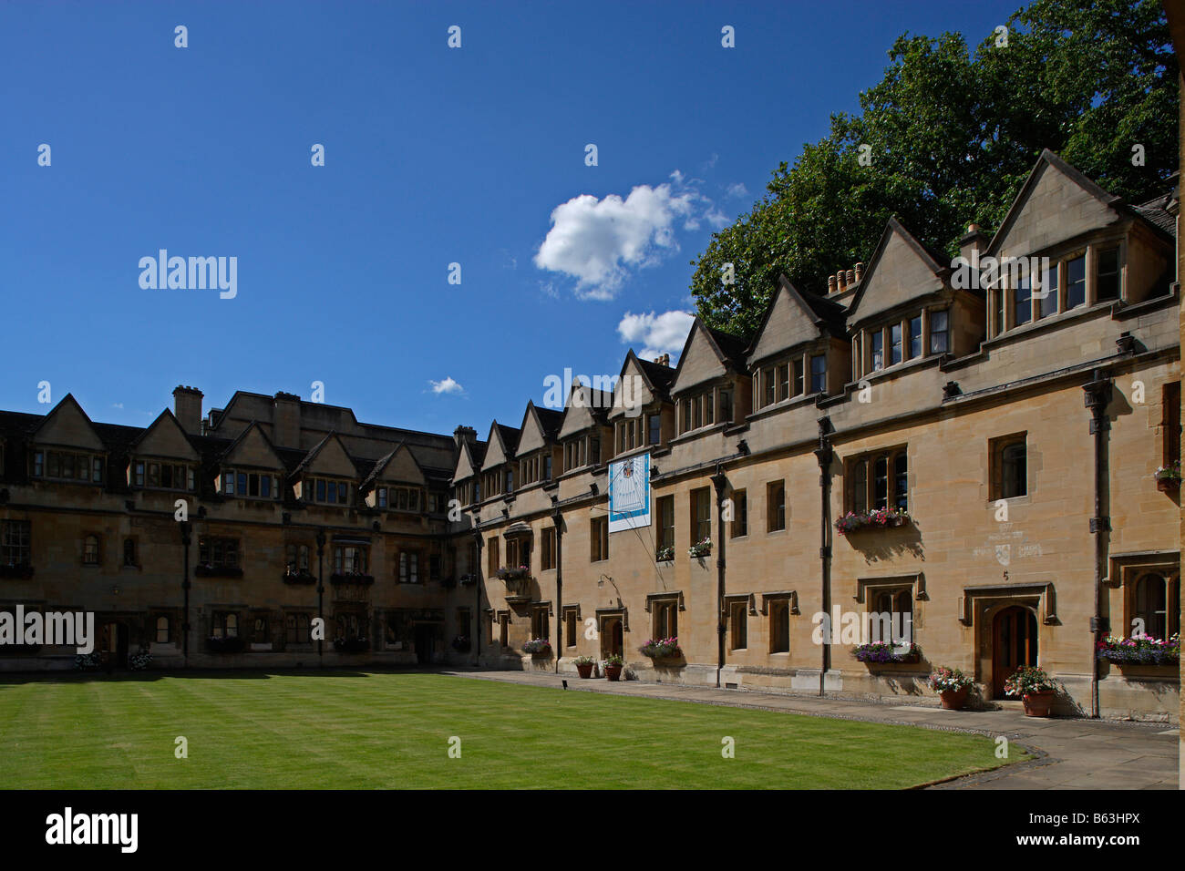 Oxford Brasenose College Oxfordshire the Midlands UK United Kingdom ...