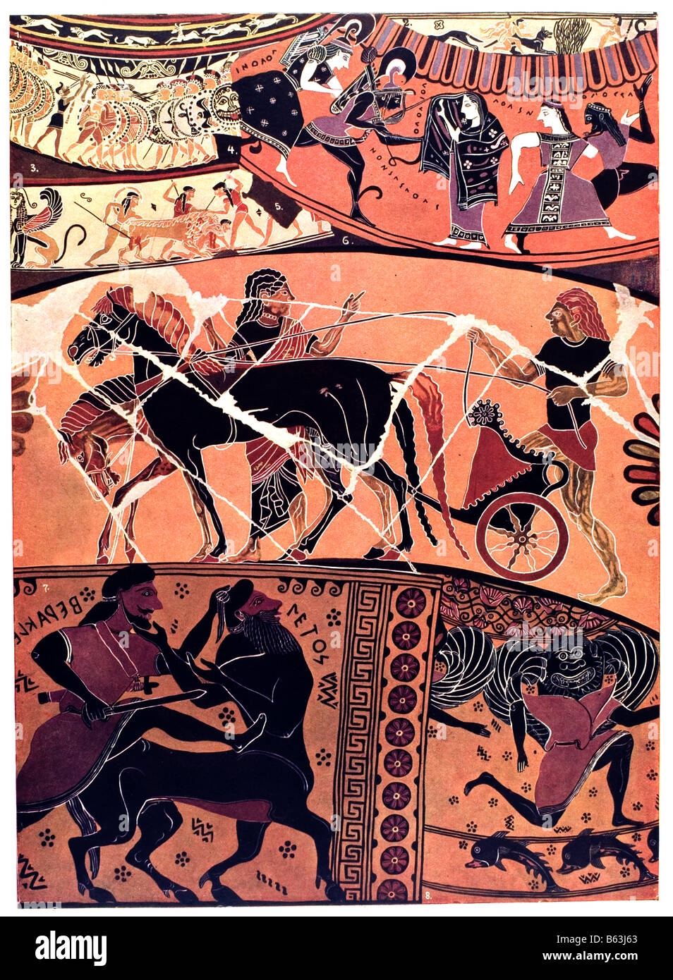 The Greek Ornament / Fragments of Greek earthenware vessels (Antike ...