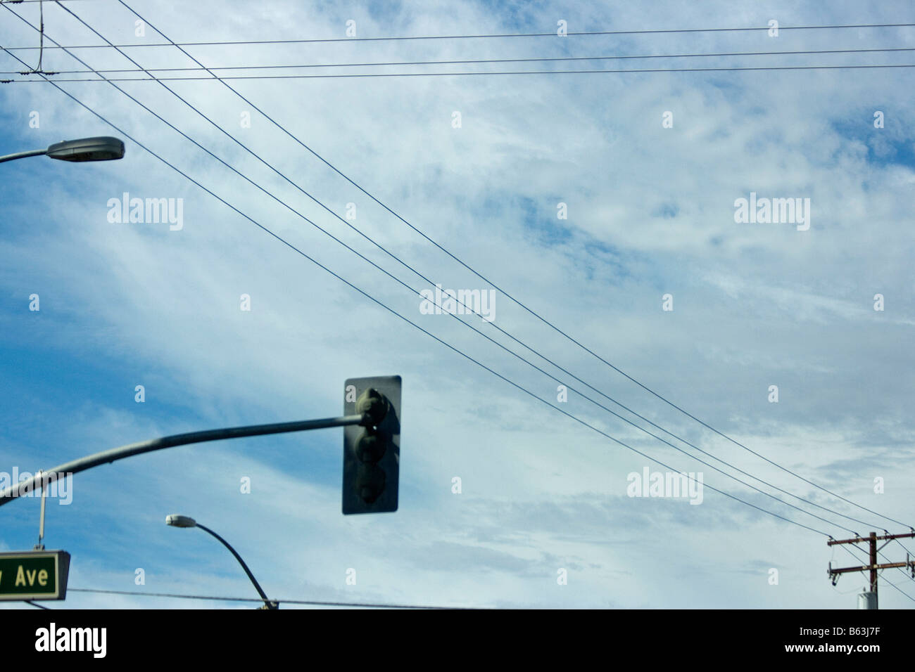 A street in a suburban corner of San Jacinto California Stock Photo - Alamy