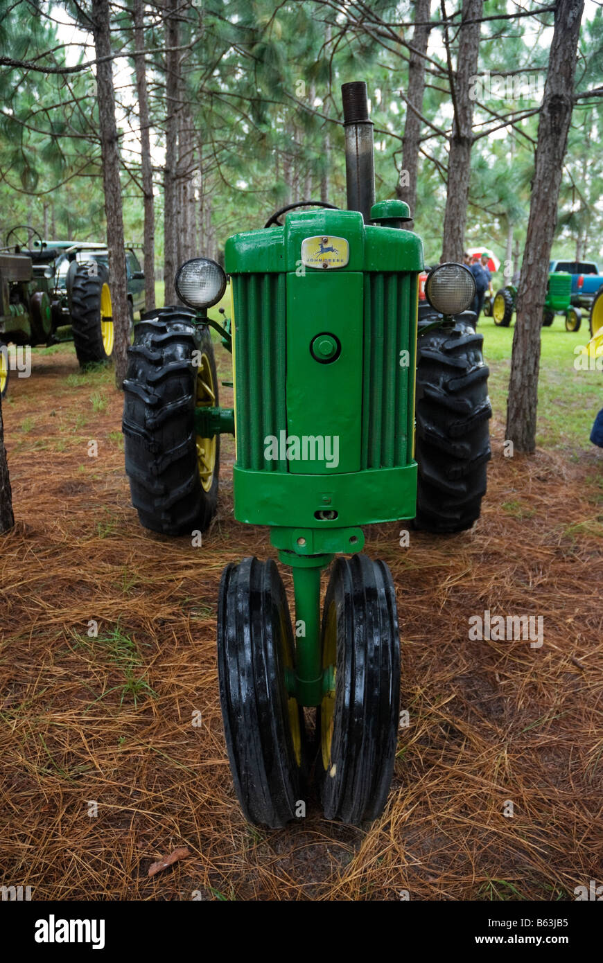 Antique John Deere tractor Florida Stock Photo - Alamy