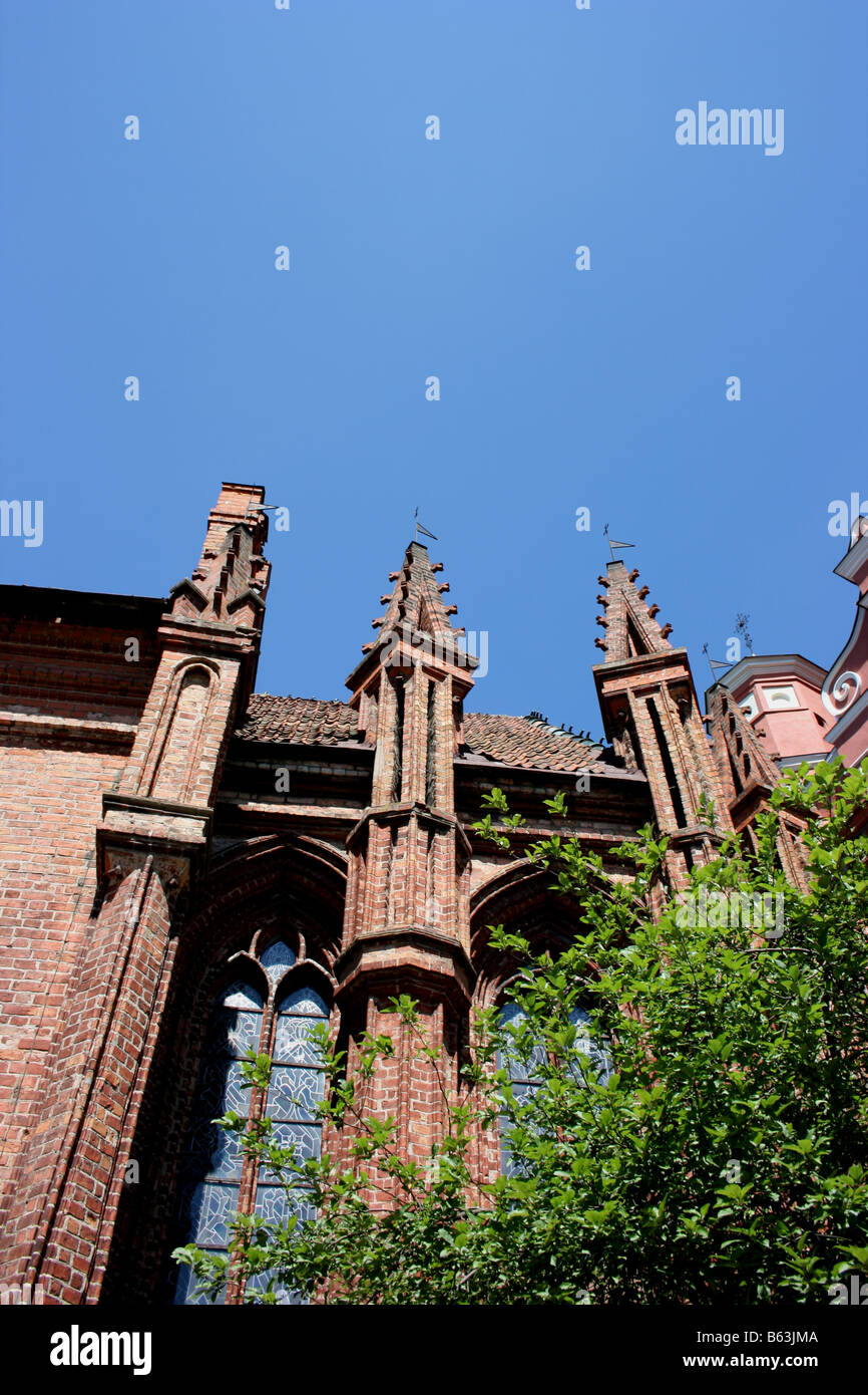 St. Anne's Church, Vilnius, Lithuania Stock Photo - Alamy