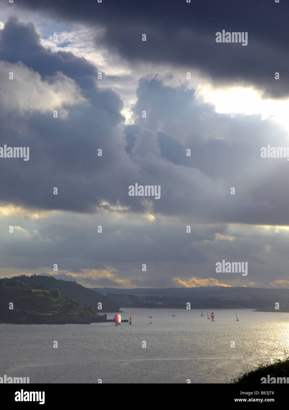 sailboats at White Bay Co Cork Ireland Stock Photo - Alamy