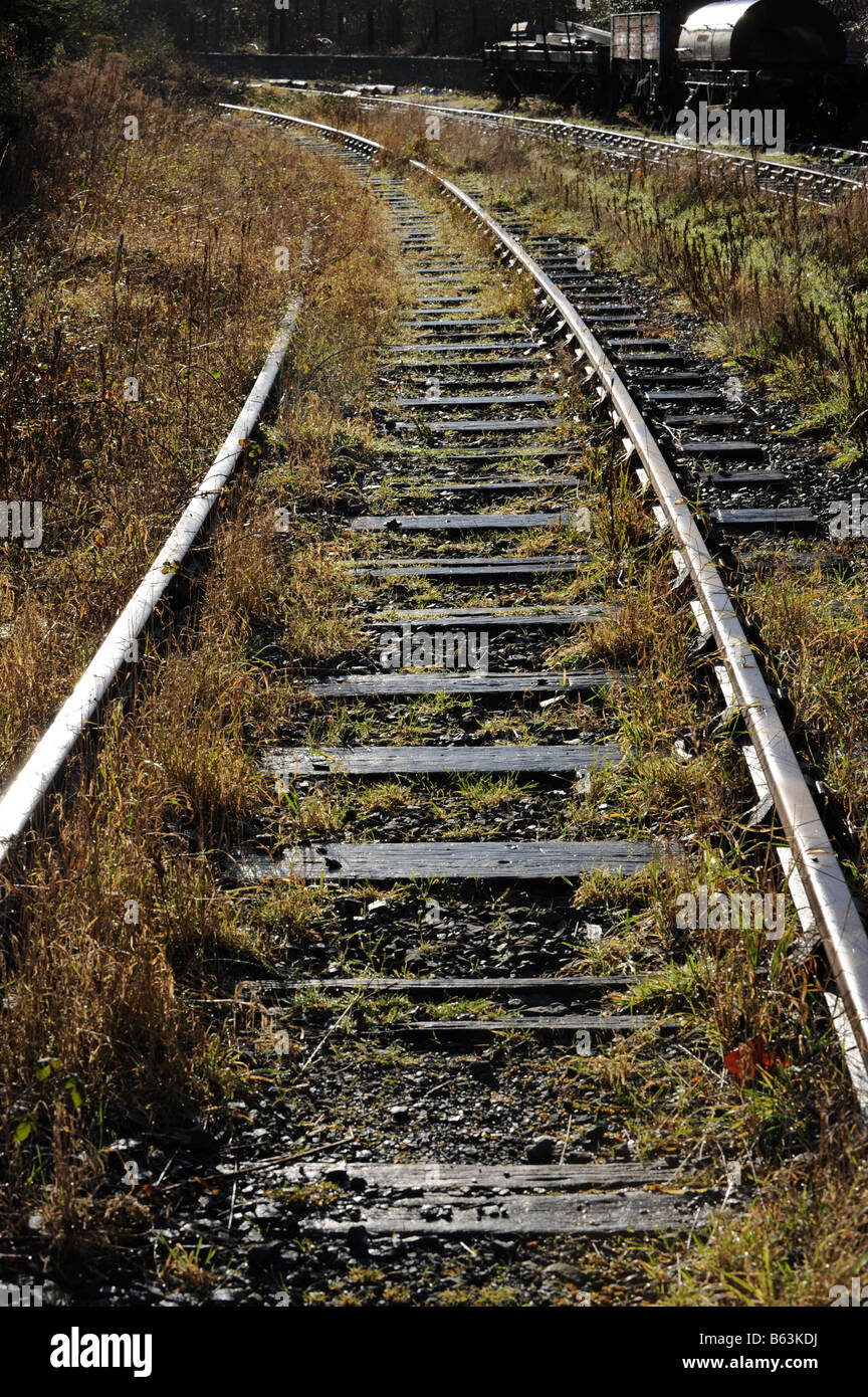 Railway track points hi-res stock photography and images - Alamy