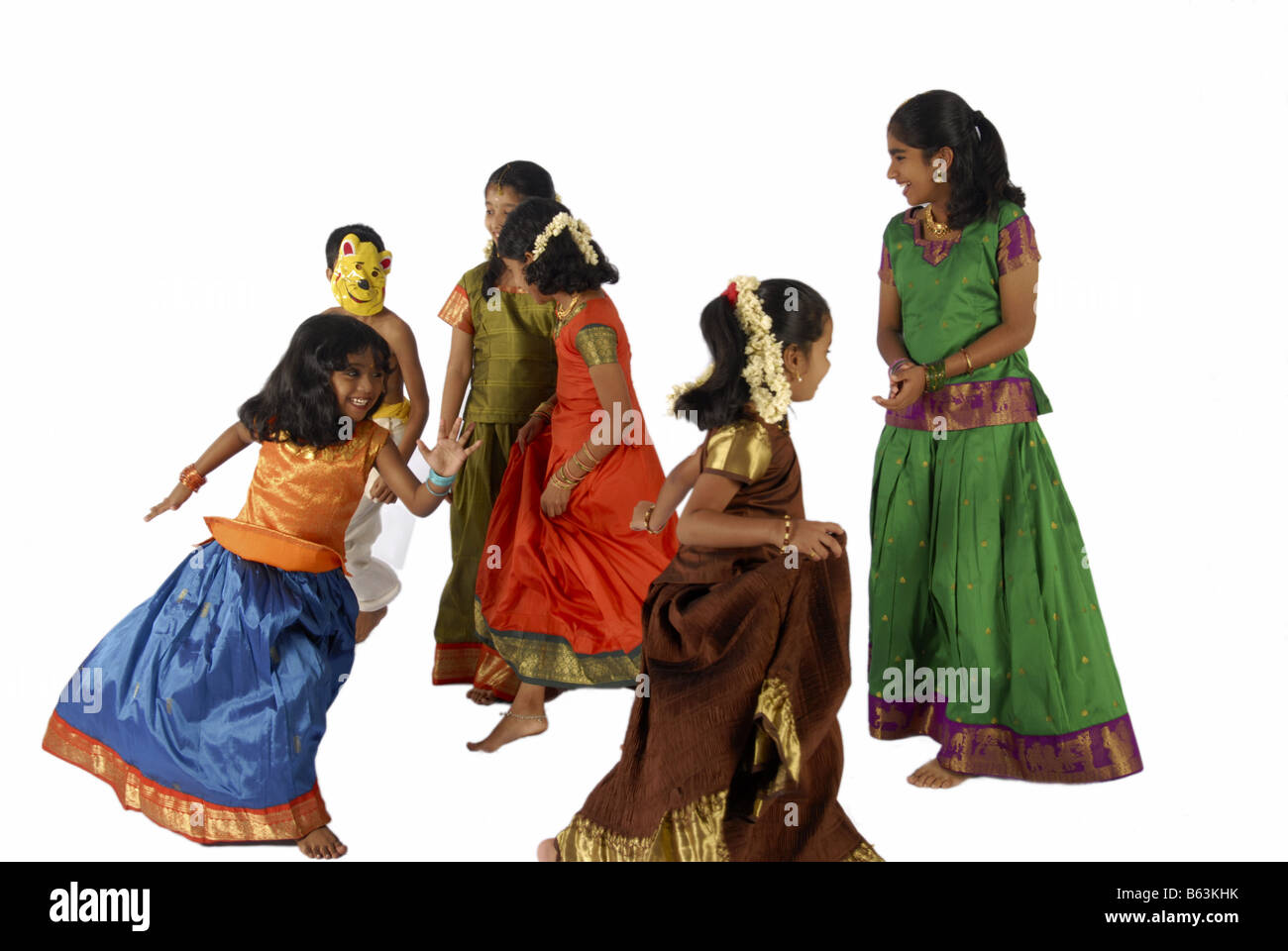 CHILD MODELS FROM KERALA IN TRADITIONAL ATTIRE DURING ONAM Stock Photo ...