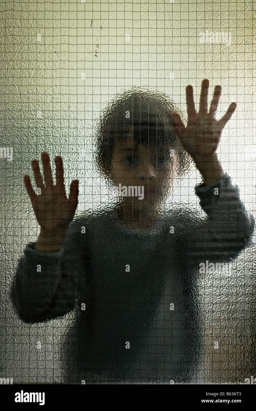 Pressed Up Against Glass Window High Resolution Stock Photography and ...