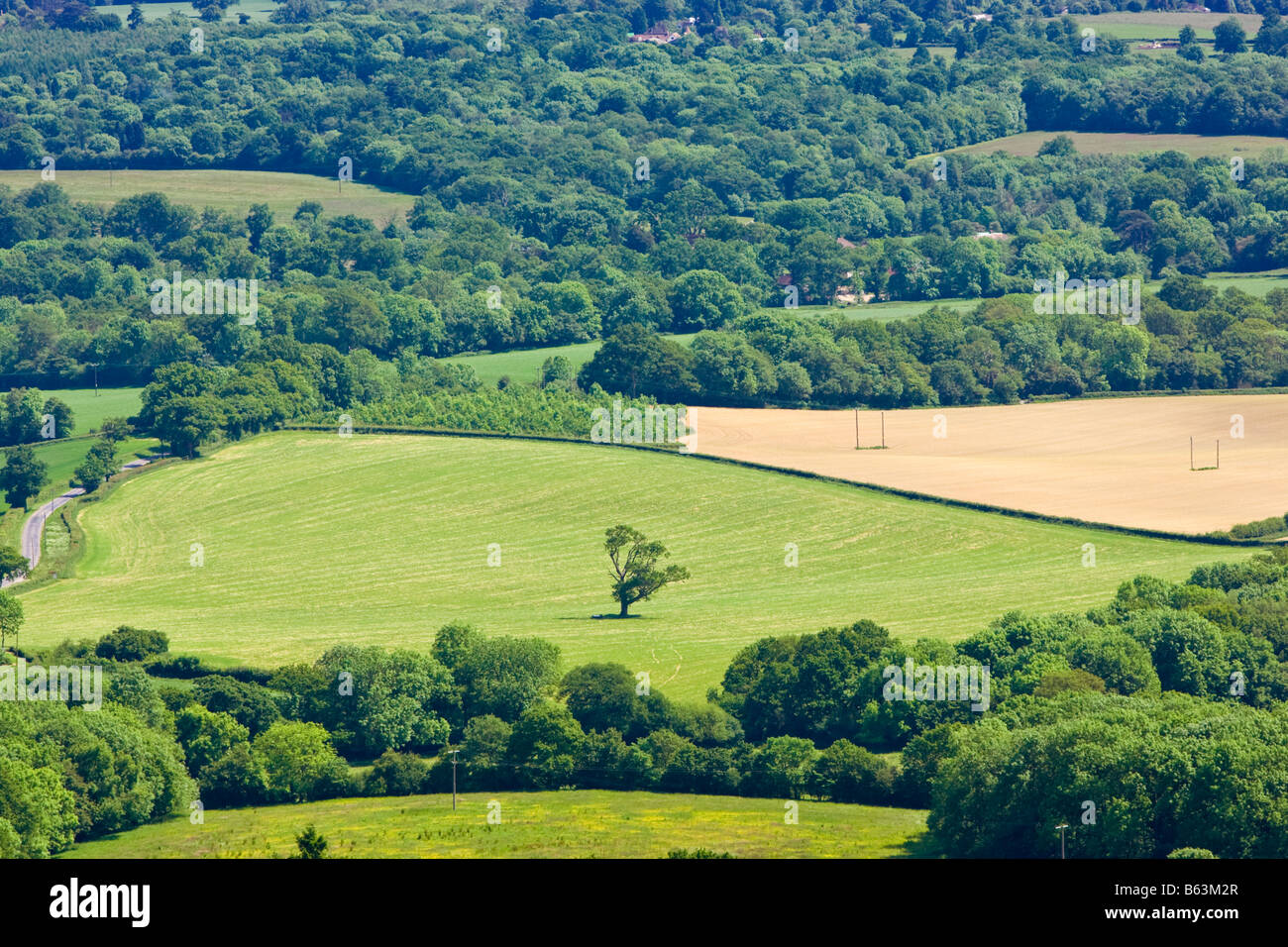 Landscape southern england hi-res stock photography and images - Alamy