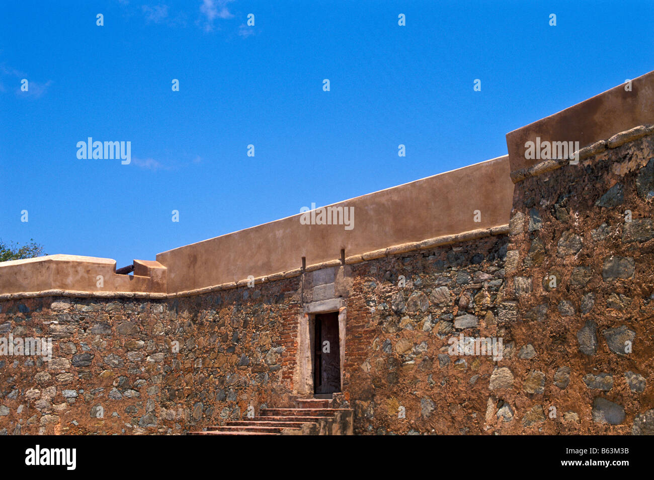 Venezuela Isla Margarita island Castillo de Santa Rosa fort entrance ...