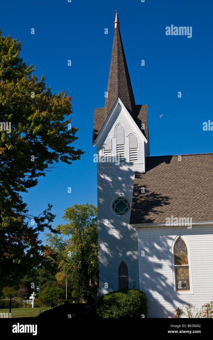 Methodist Church, Irvington, Virginia, USA Stock Photo - Alamy