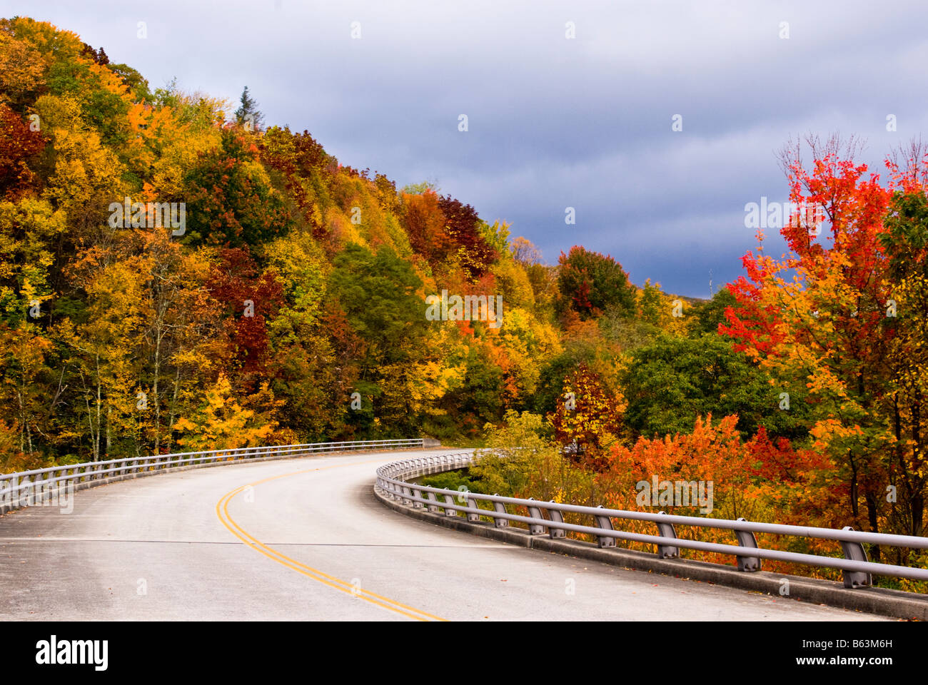 Blue Ridge Parkway, near Linville, North Carolina, USA Stock Photo - Alamy