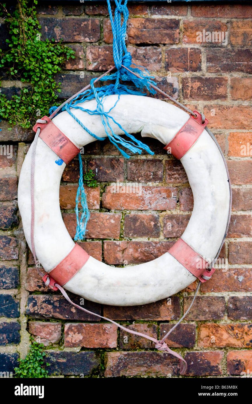 life ring at Gloucester Docks UK Stock Photo - Alamy