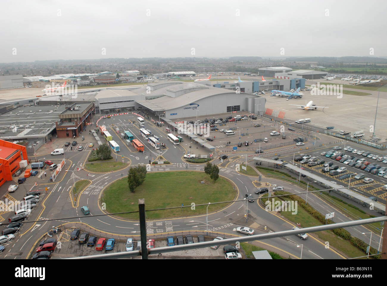 The new terminal building at Luton Airport Stock Photo - Alamy