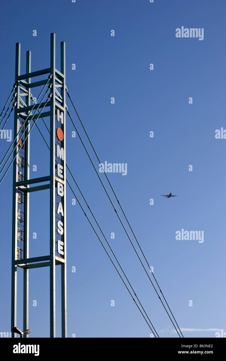 homebase logo on a mast outside the company's norman grimshaw-designed ...