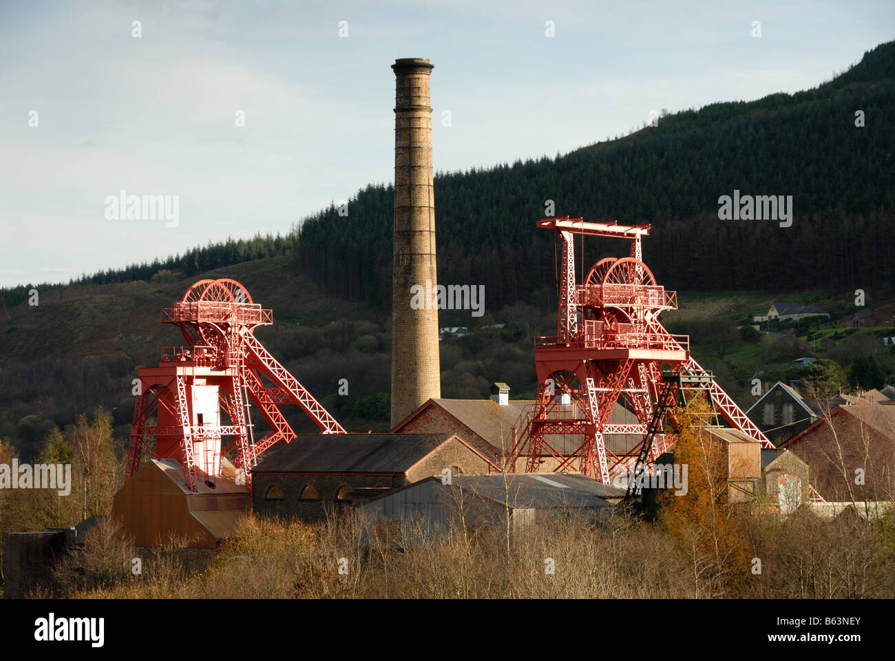 The old coal mining works of Rhondda Heritage Park Stock Photo - Alamy
