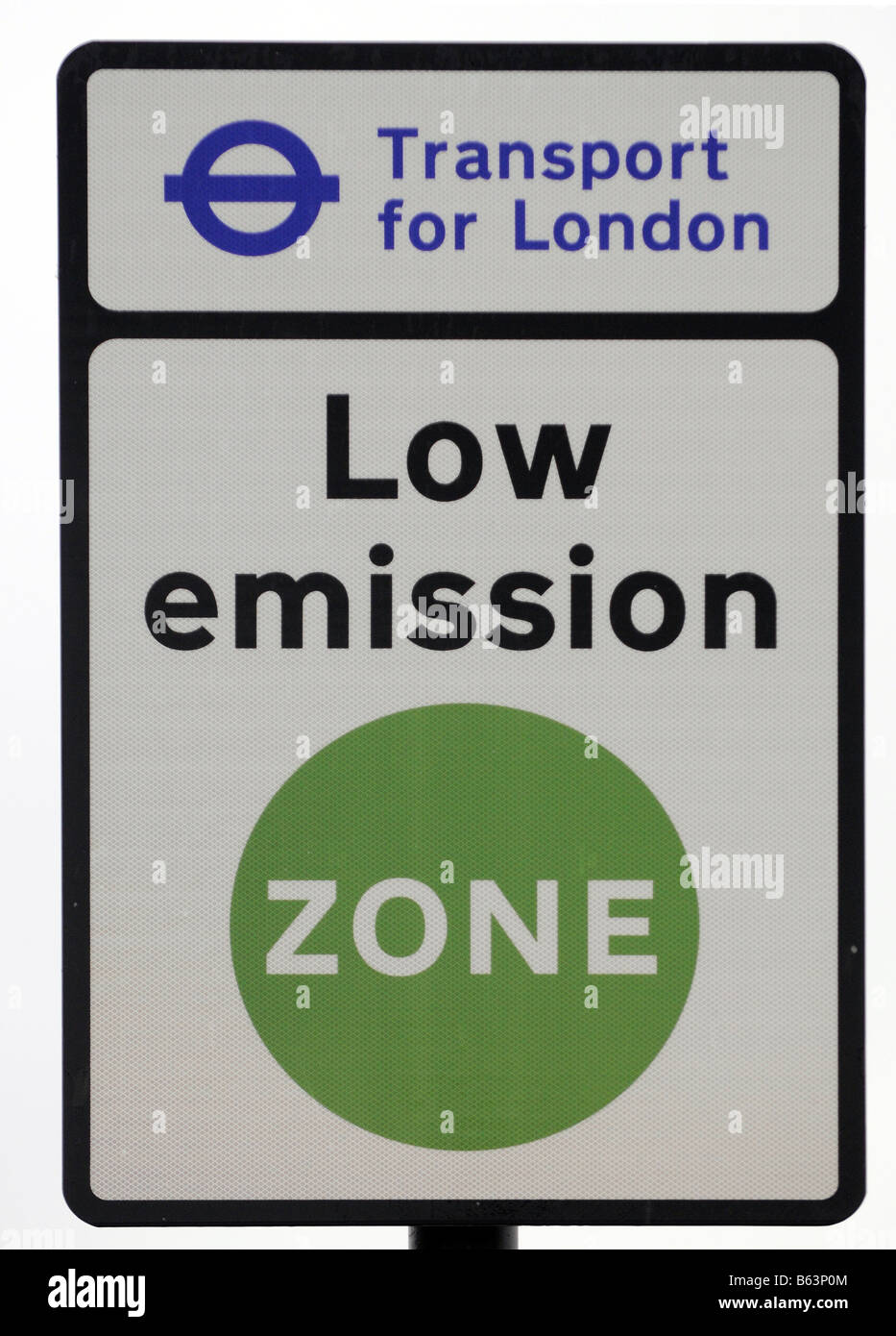 Transport for London road sign 28 11 2008 Credit Garry Bowden Stock ...