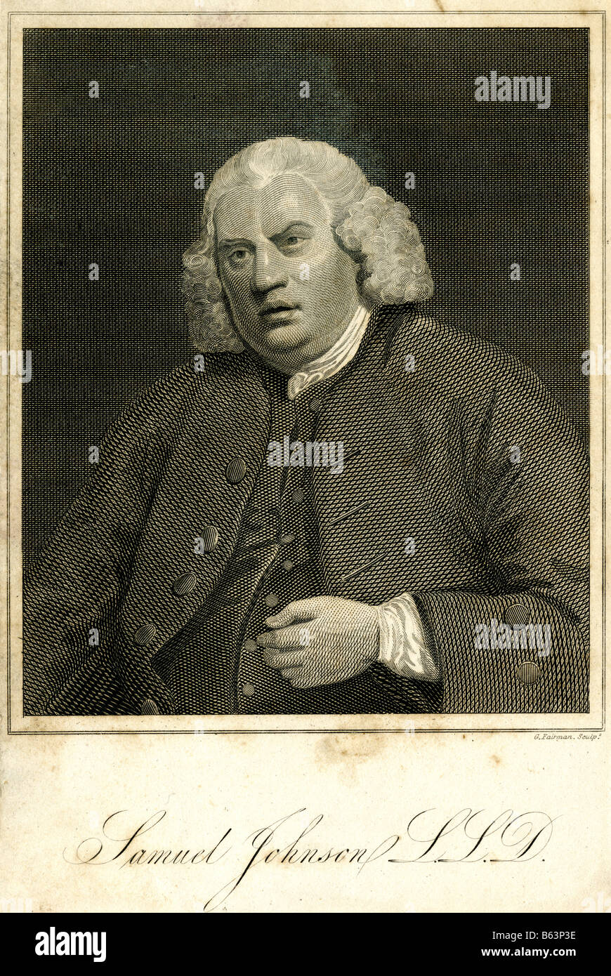 Samuel johnson biographer hi-res stock photography and images - Alamy