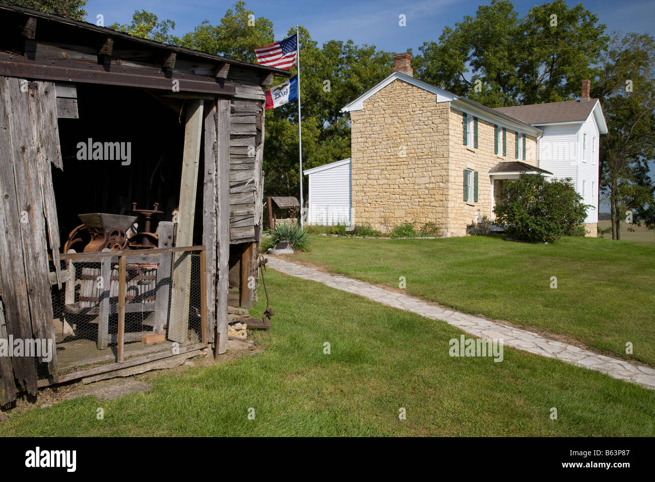 Buffalo Bill Cody homestead, Scott County, Iowa Stock Photo - Alamy
