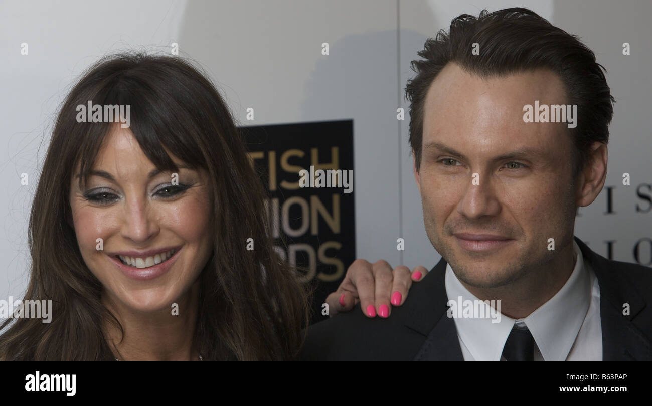 Tamara Melon Christian Slater attending British fashion awards St ...