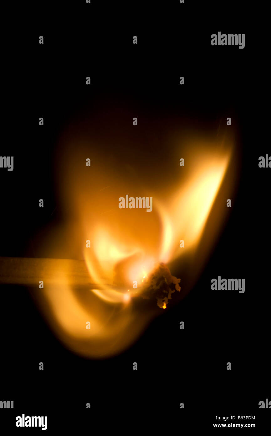 Fire being lit with match hi-res stock photography and images - Alamy