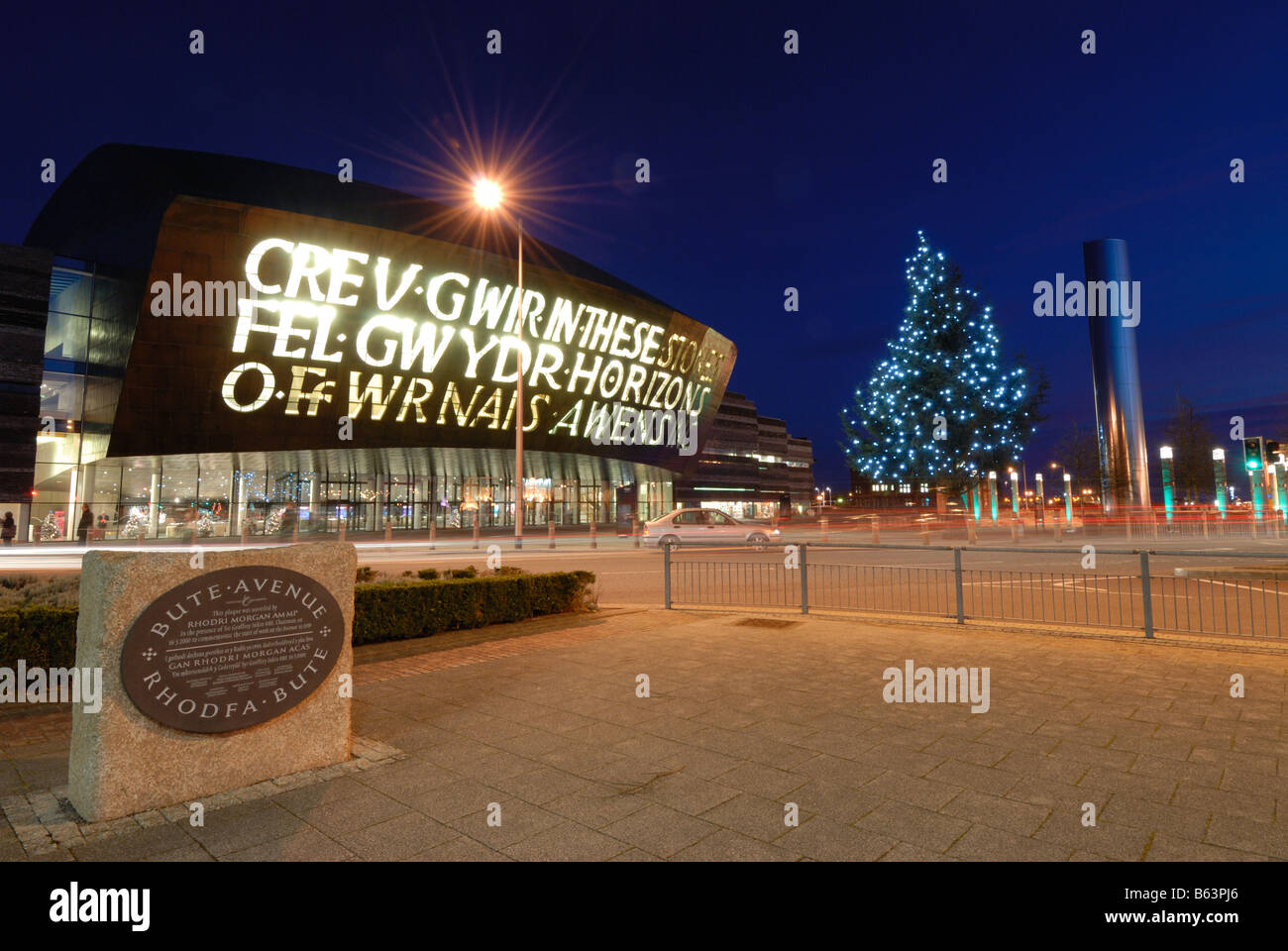 Cardiff christmas tree hi-res stock photography and images - Alamy