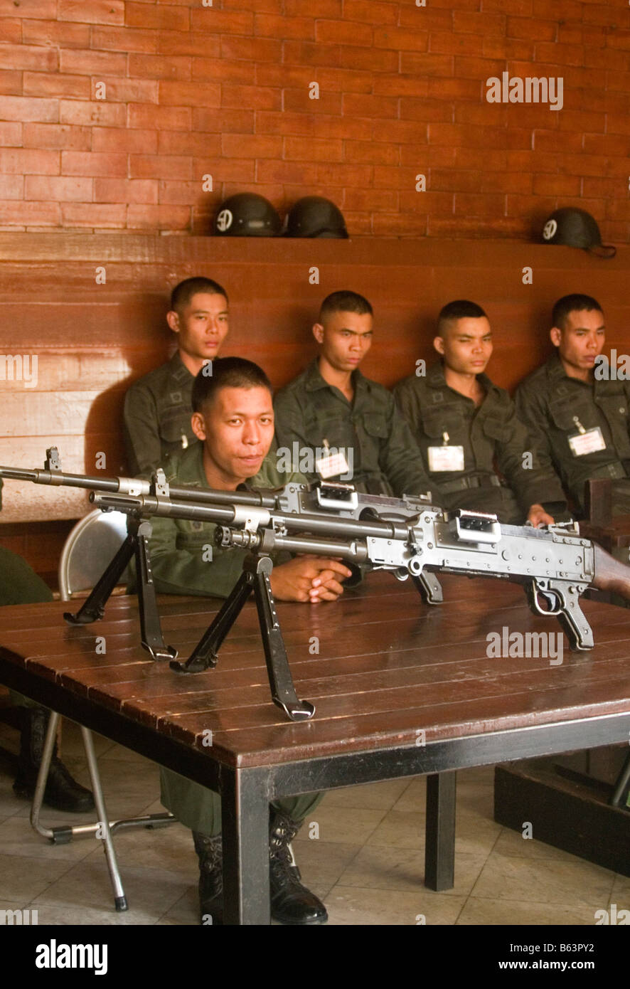 soldiers guarding the Grand Palace in Bangkok Thailand Stock Photo - Alamy