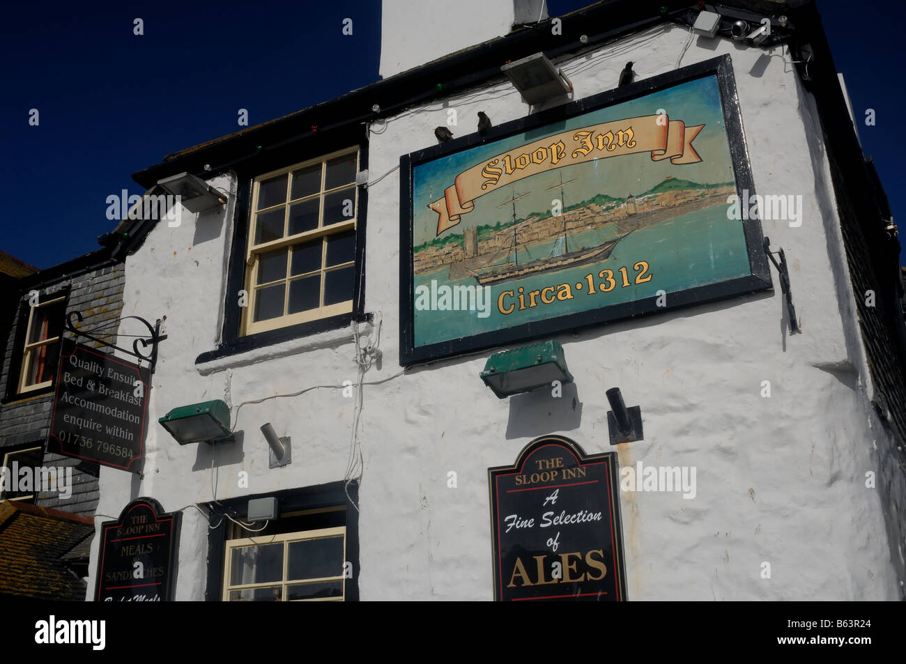Sloop Inn, St. Ives, Cornwall - John Gollop Stock Photo - Alamy