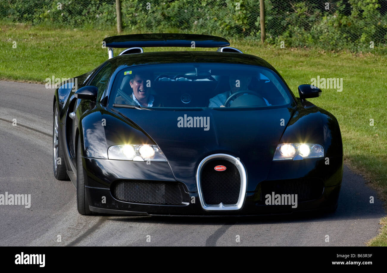 Bugatti Veyron 16.4 with headlights on at Goodwood Festival of Speed ...