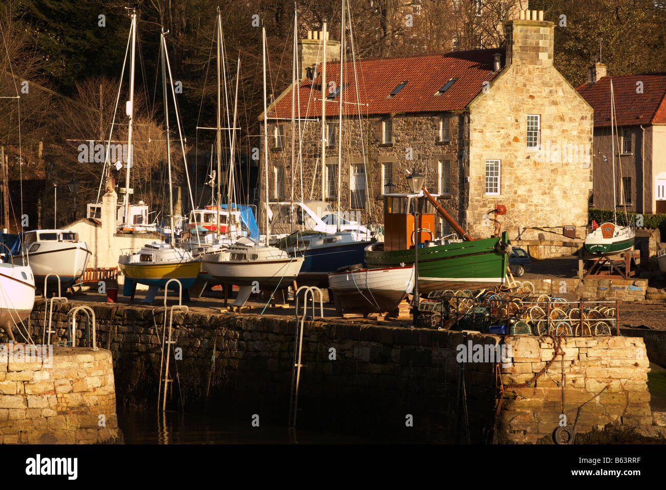 Dysart Harbour, Fife, Scotland Stock Photo - Alamy