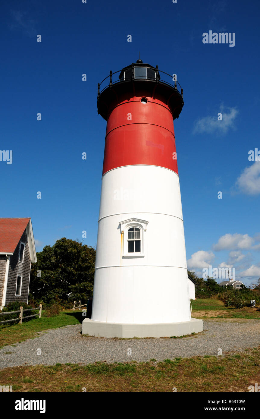Nauset lighthouse, Nauset Light beach, Cape Cod, USA Stock Photo - Alamy