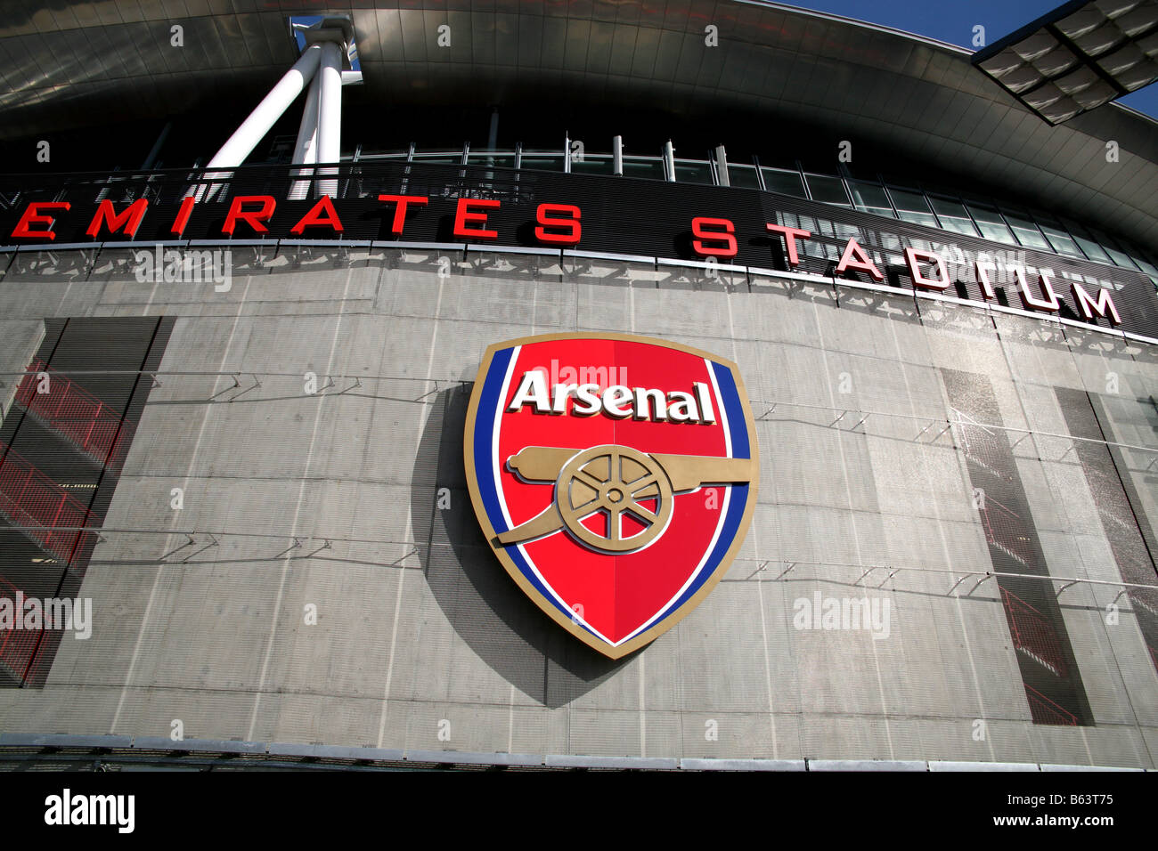 Arsenal FC Emirates Stadium, detail Stock Photo - Alamy