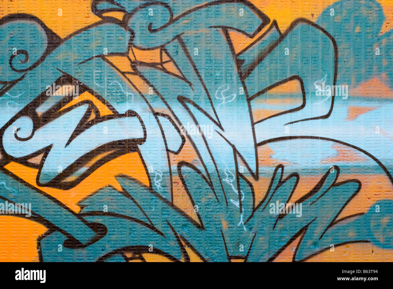 Blue Graffiti Background Designs