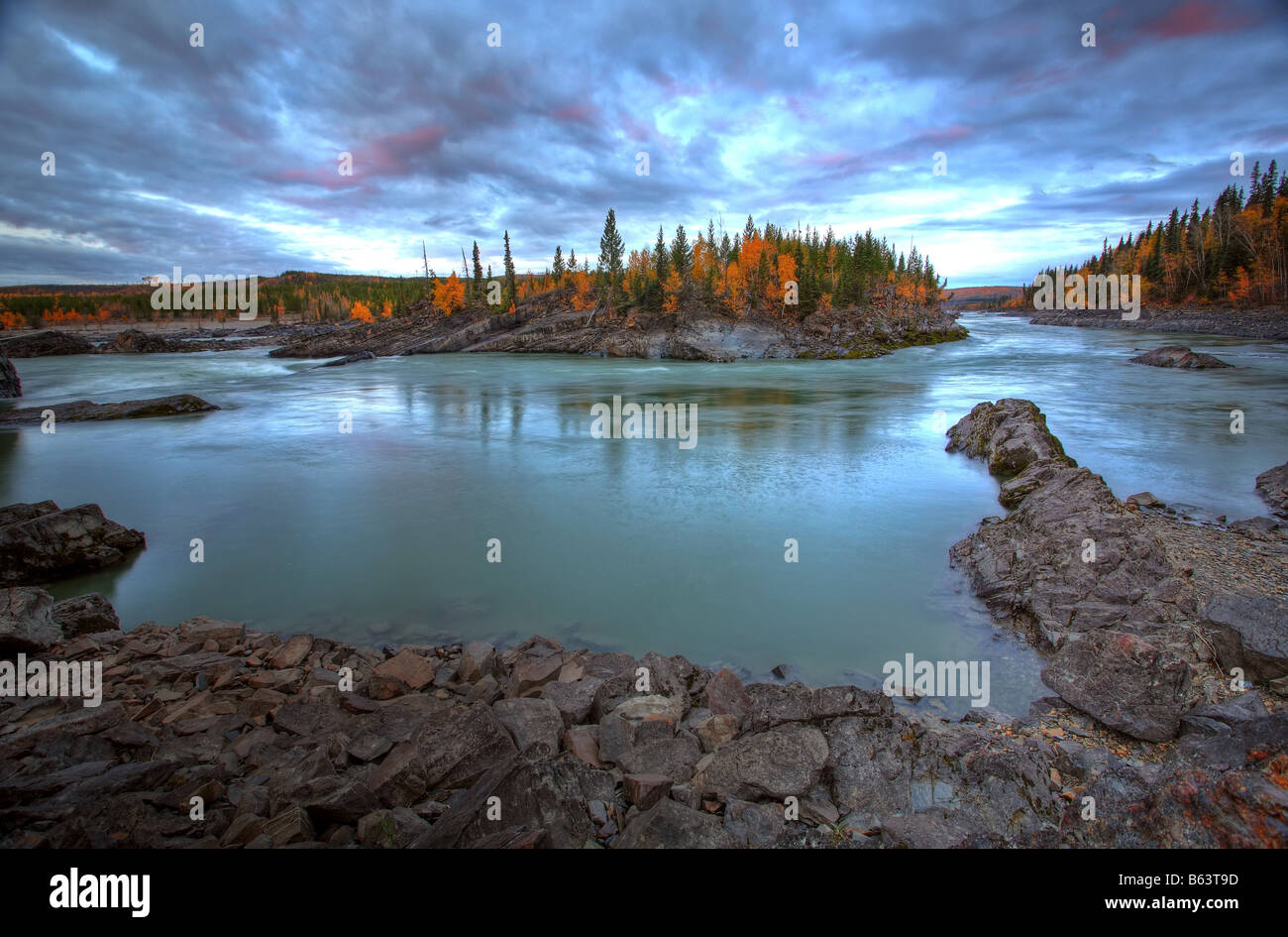 River in Northern British Columbia Stock Photo - Alamy
