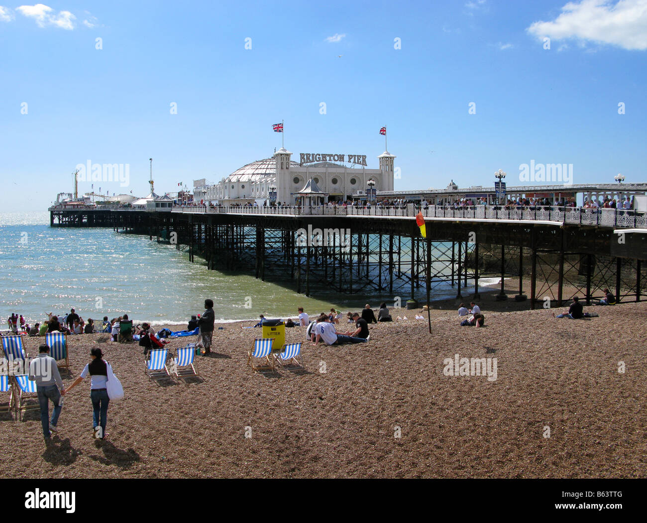 The Brighton Marine Palace and Pier is a pleasure pier in Brighton ...