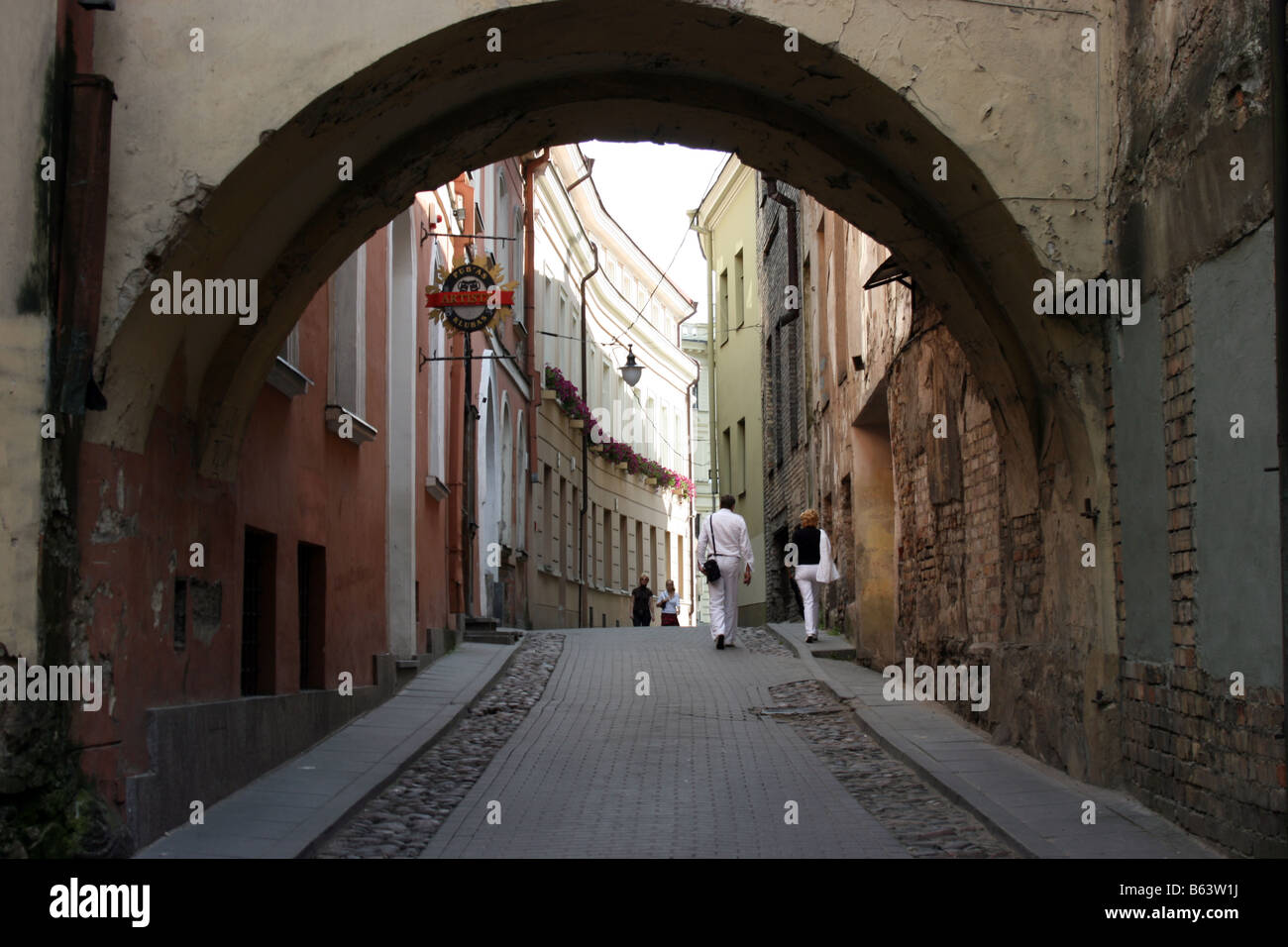Old town, Vilnius, Lithuania Stock Photo - Alamy