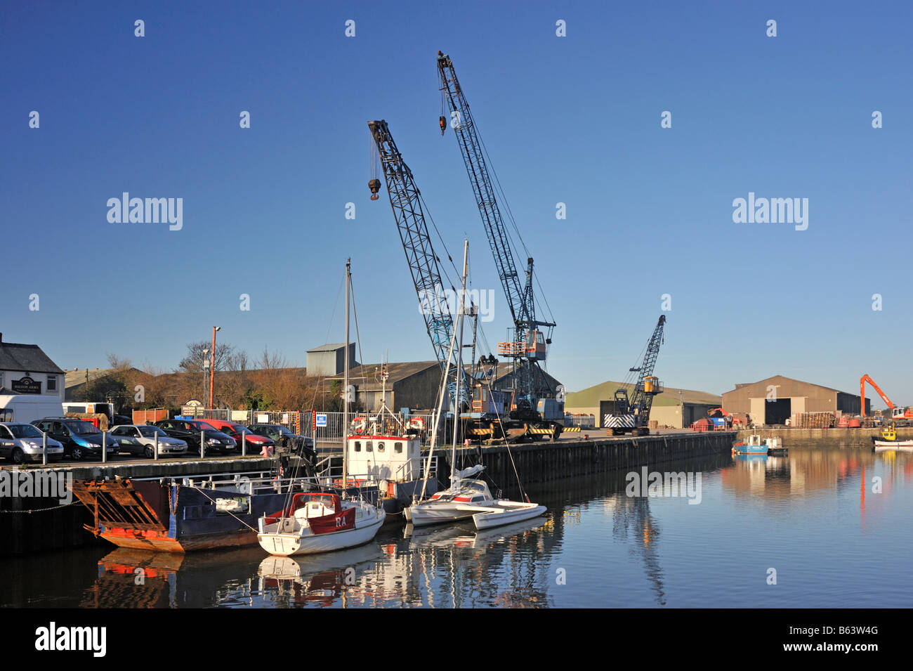Glasson Dock, Lancashire, England, United Kingdom, Europe Stock Photo ...